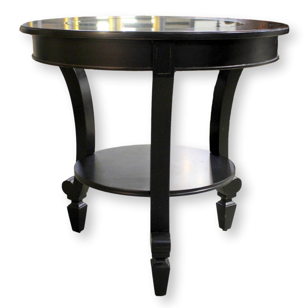 Stanley Furniture Round Black Accent Table – Upscale Consignment