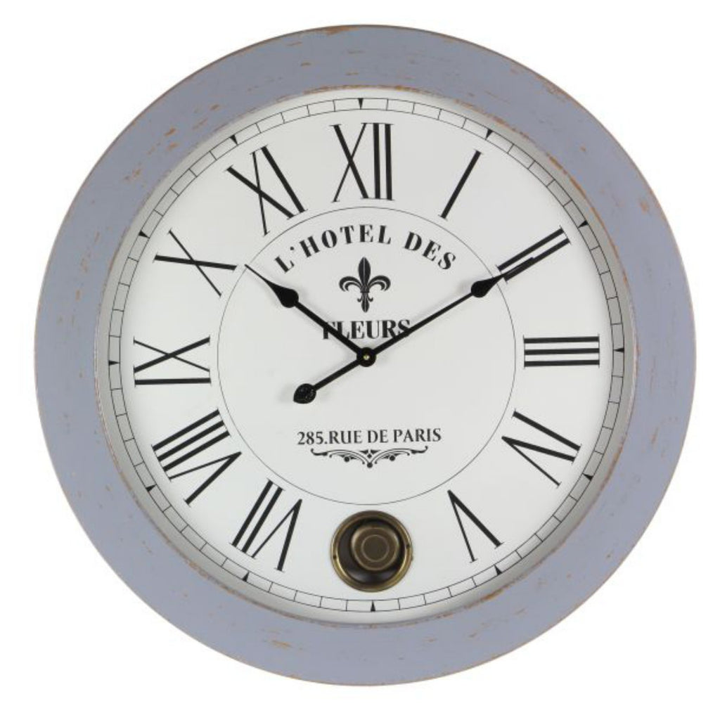 Wall Clock, L' Hotel Des Fleurs – Upscale Consignment